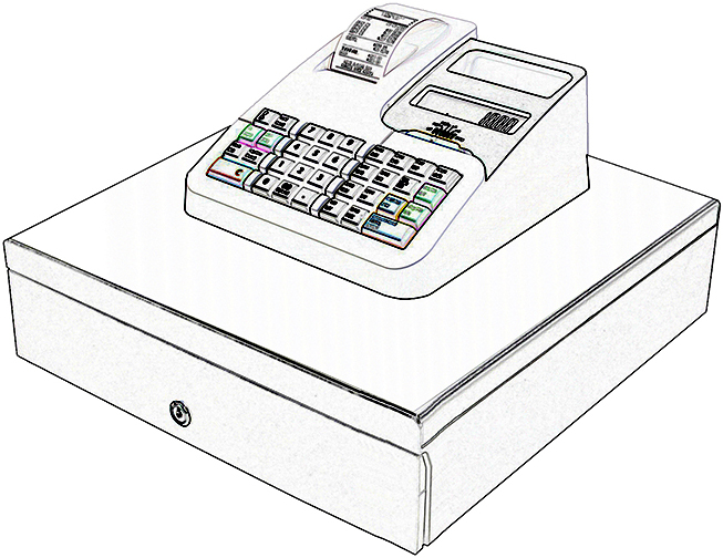 Nexa NE-210 Basic Cash Registers - Brand New and In Stock
